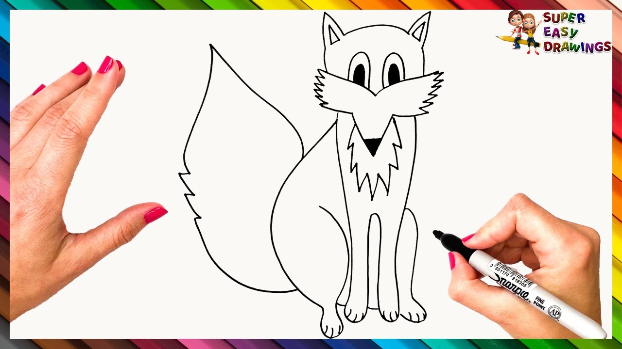 How To Draw A Fox Step By Step 🦊 Fox Drawing Easy - YouTube