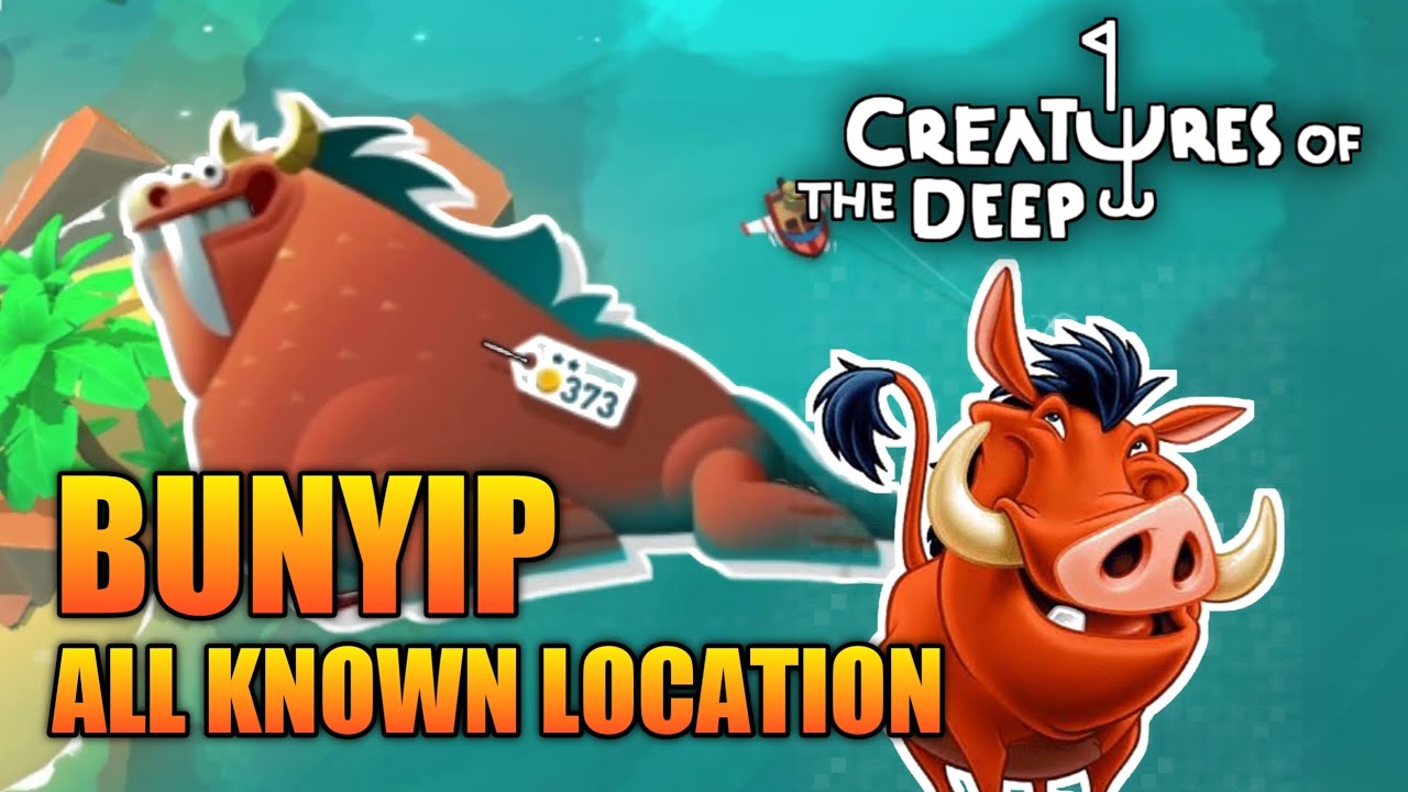 BUNYIP ALL KNOWN LOCATION - CREATURES OF THE DEEP FISHING MONSTER FISH ...