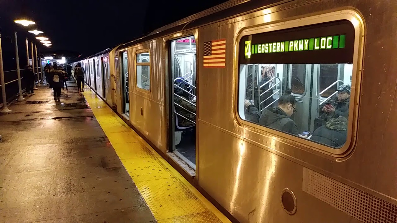 MTA New York City Subway R142A 4 train leaves Kingsbridge Rd - YouTube