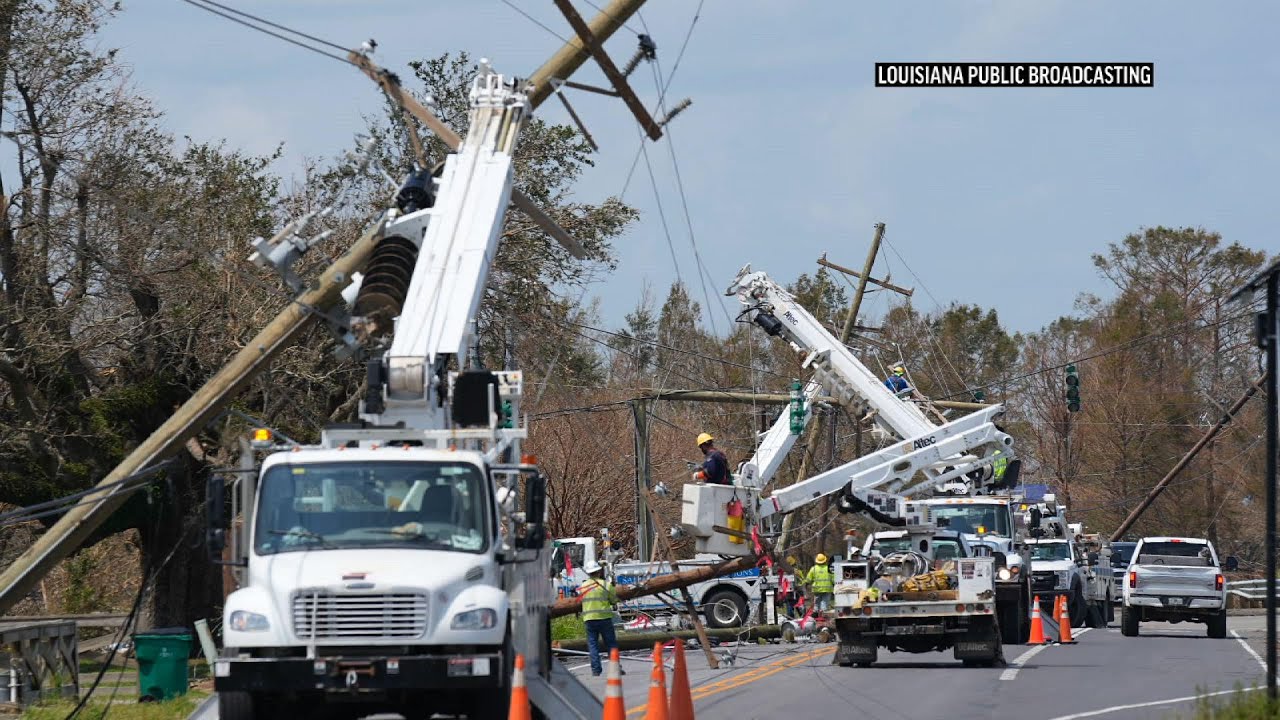 Louisiana Gov.: Over 400,000 still without power - YouTube