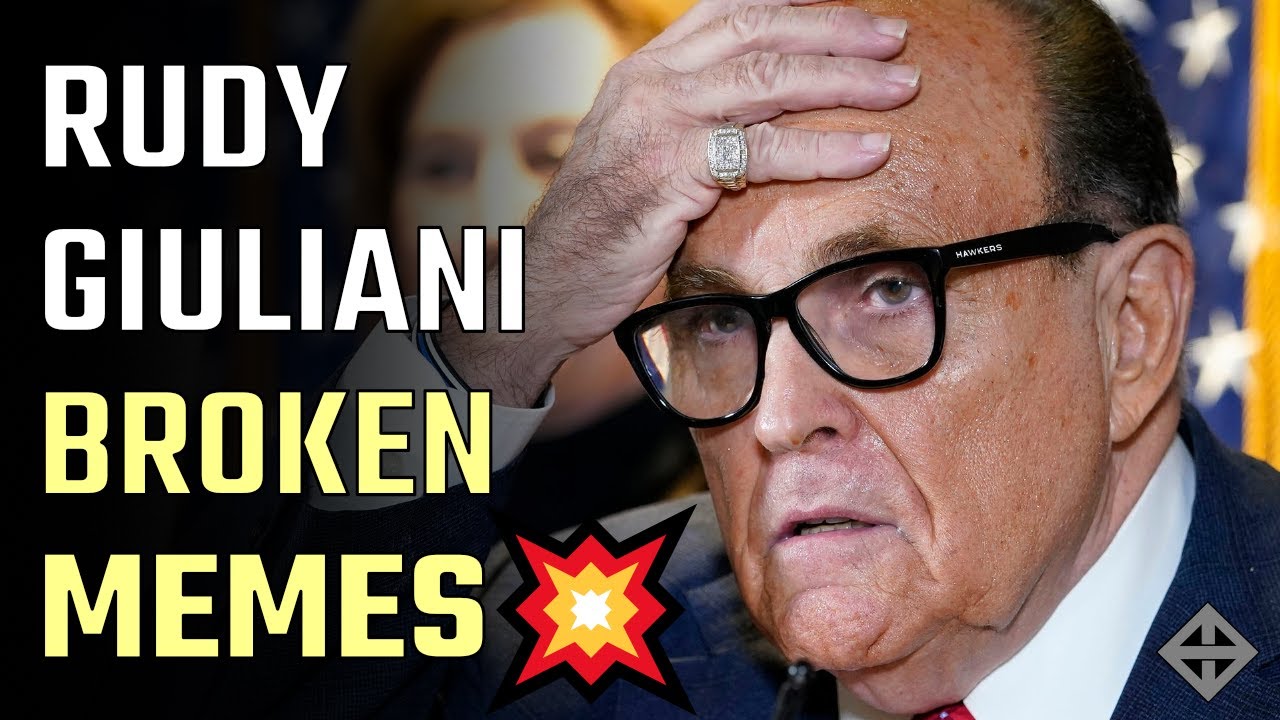 💥 Broken Memes: Rudy Giuliani's America's Mayor façade implodes with ...