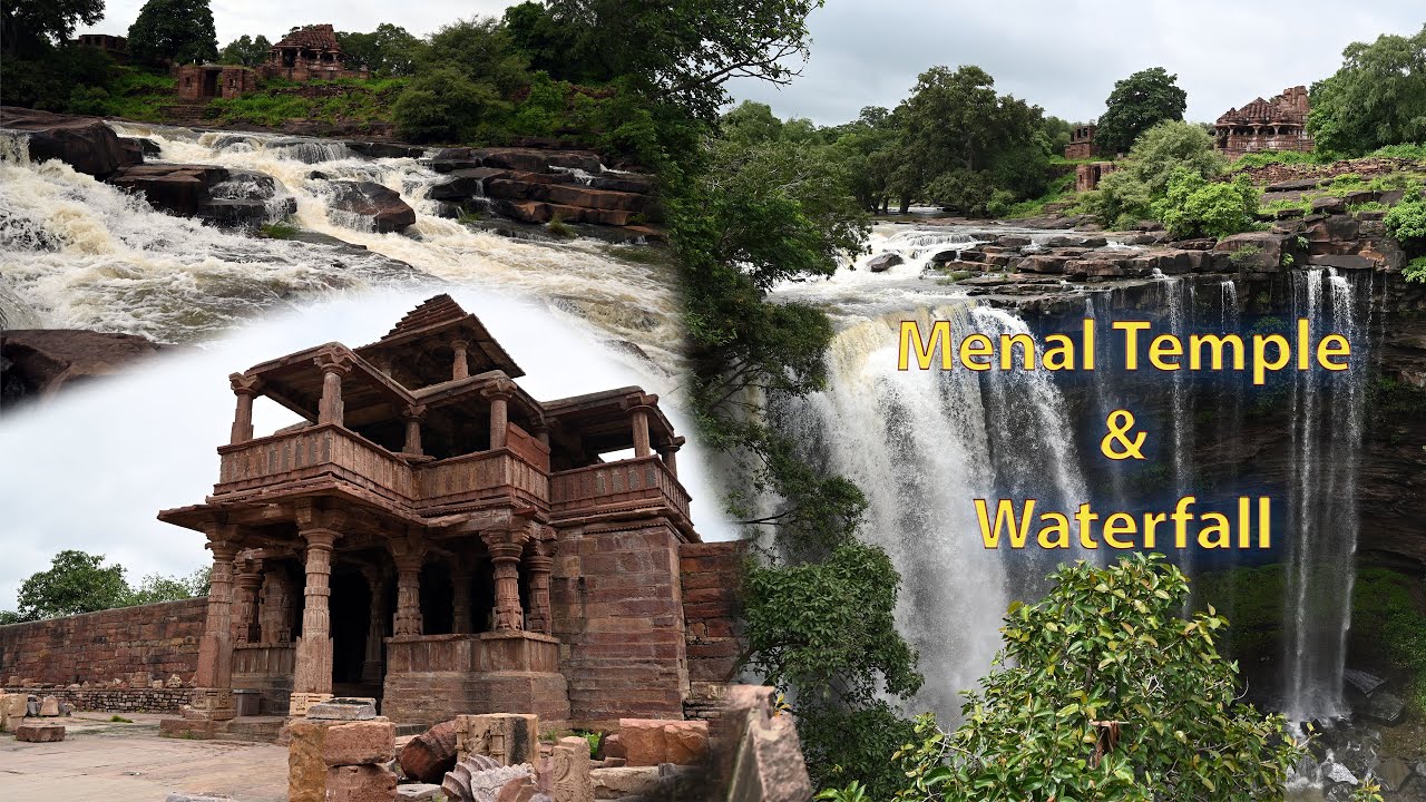 Menal Waterfall and Mahanal Temples, Family Picnic, Rajasthan, in 4K ...