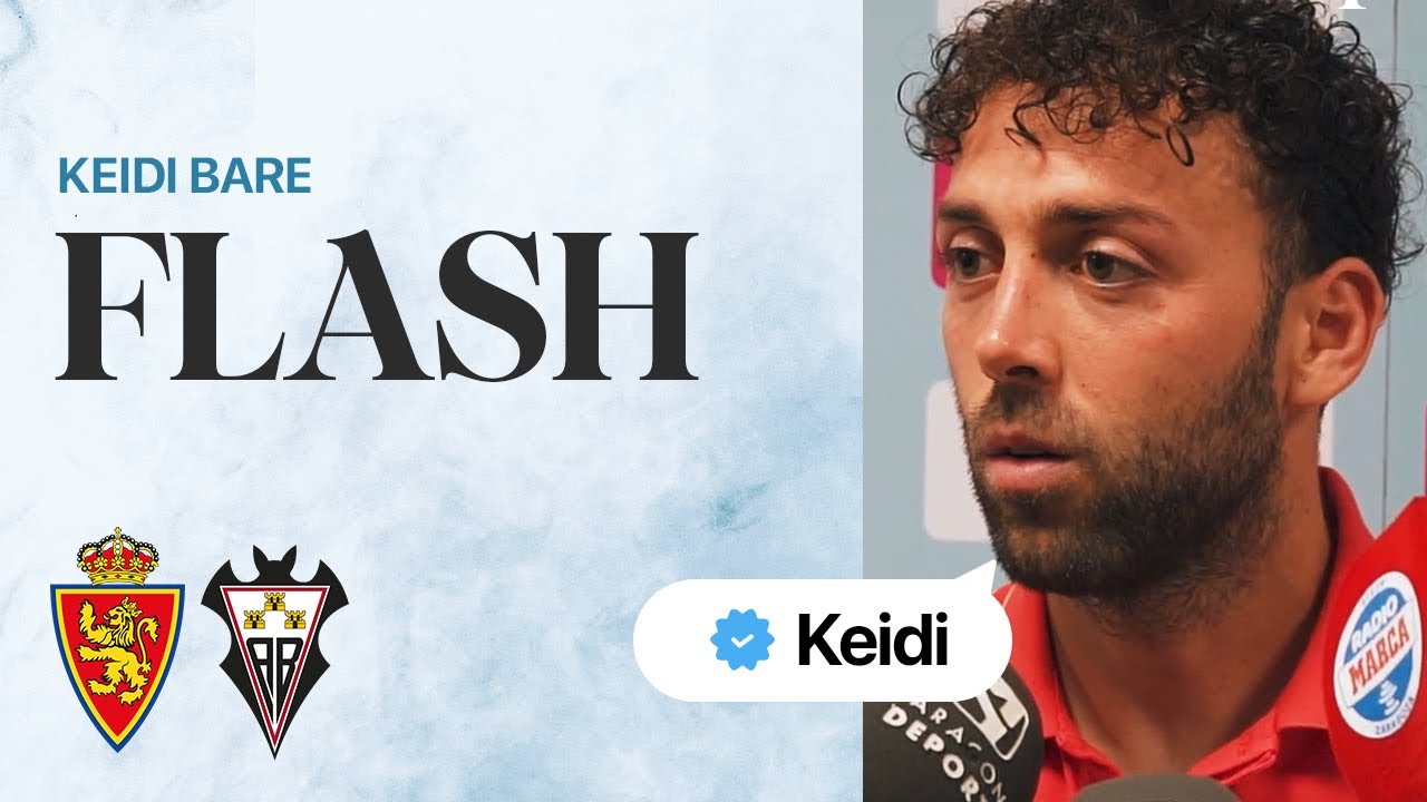 RUEDA DE PRENSA | Keidi Bare, tras el Real Zaragoza-Albacete | LaLiga ...
