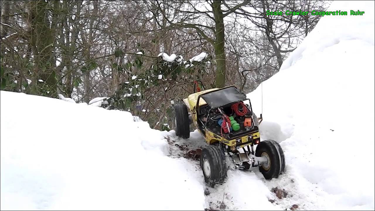 RC4WD Timberwolf im Schnee Scale Crawler Cooperation Ruhr - YouTube