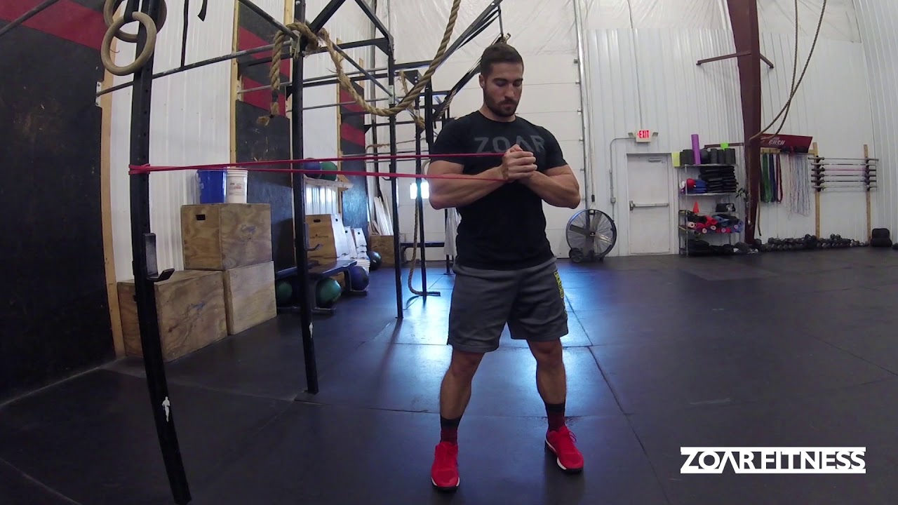 Banded Pallof Press - YouTube