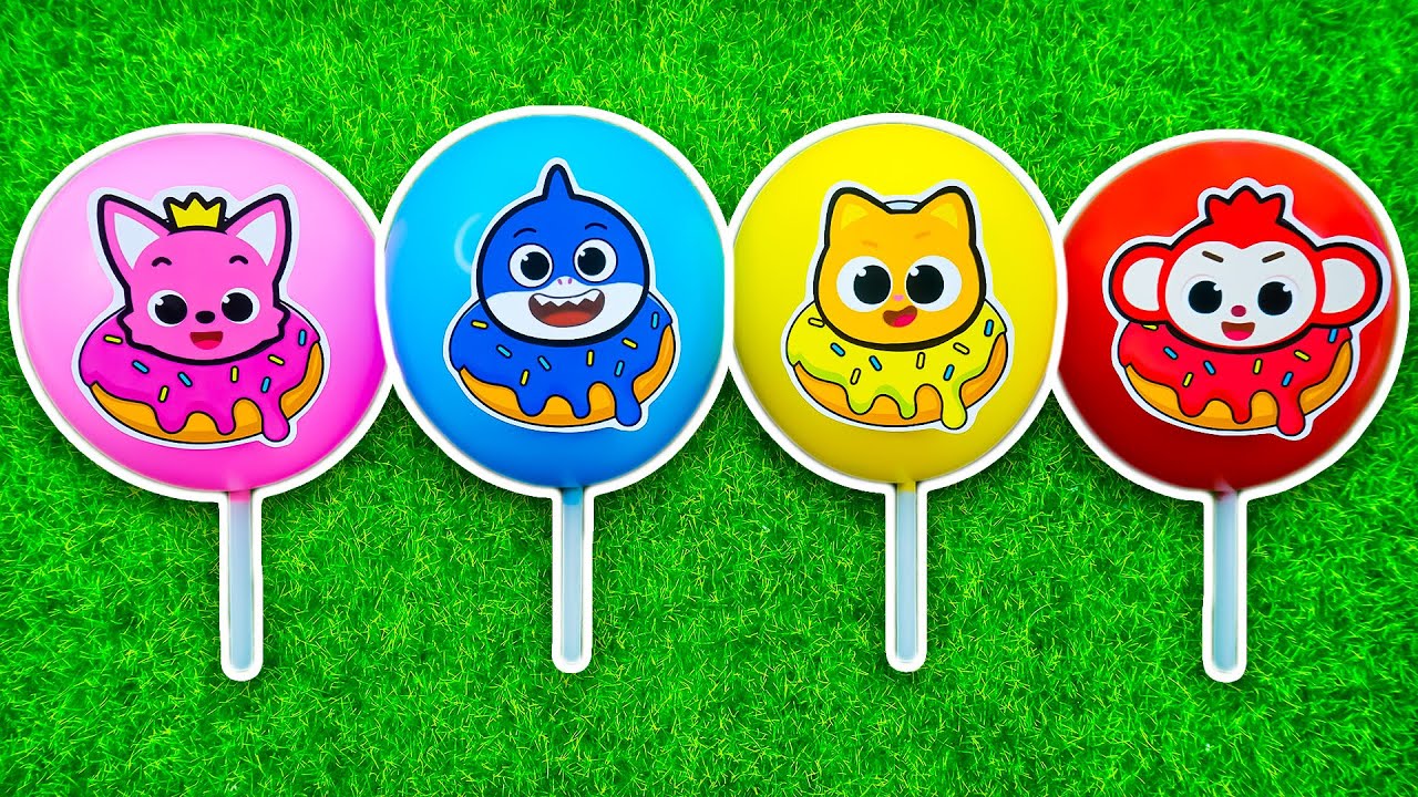 Some Lot's of BIG Magic Balloon Baby Shark Hogi, Poki Pinkfong Donut ...