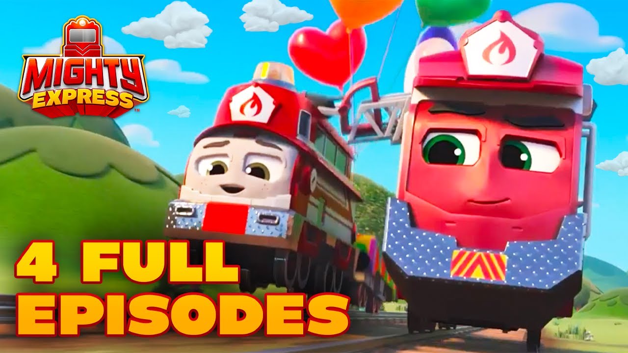 4 FULL EPISODES! 🚂 Mighty Express SEASON 3! 🚂 - Mighty Express Official ...