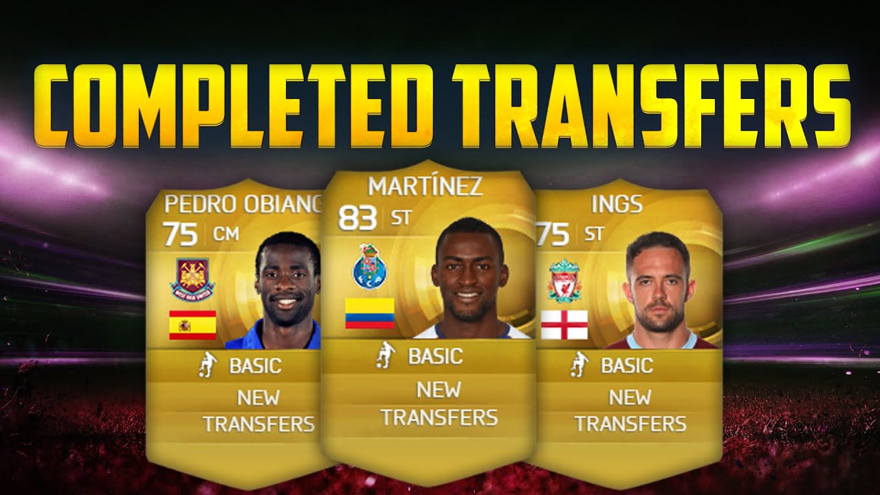 CONFIRMED TRANSFERS! - MARTINEZ, INGS AND MORE!! | FIFA 15 Summer ...