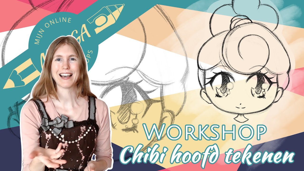 Hoe teken je een Chibi hoofd met een lief gezicht | Manga Workshop ...