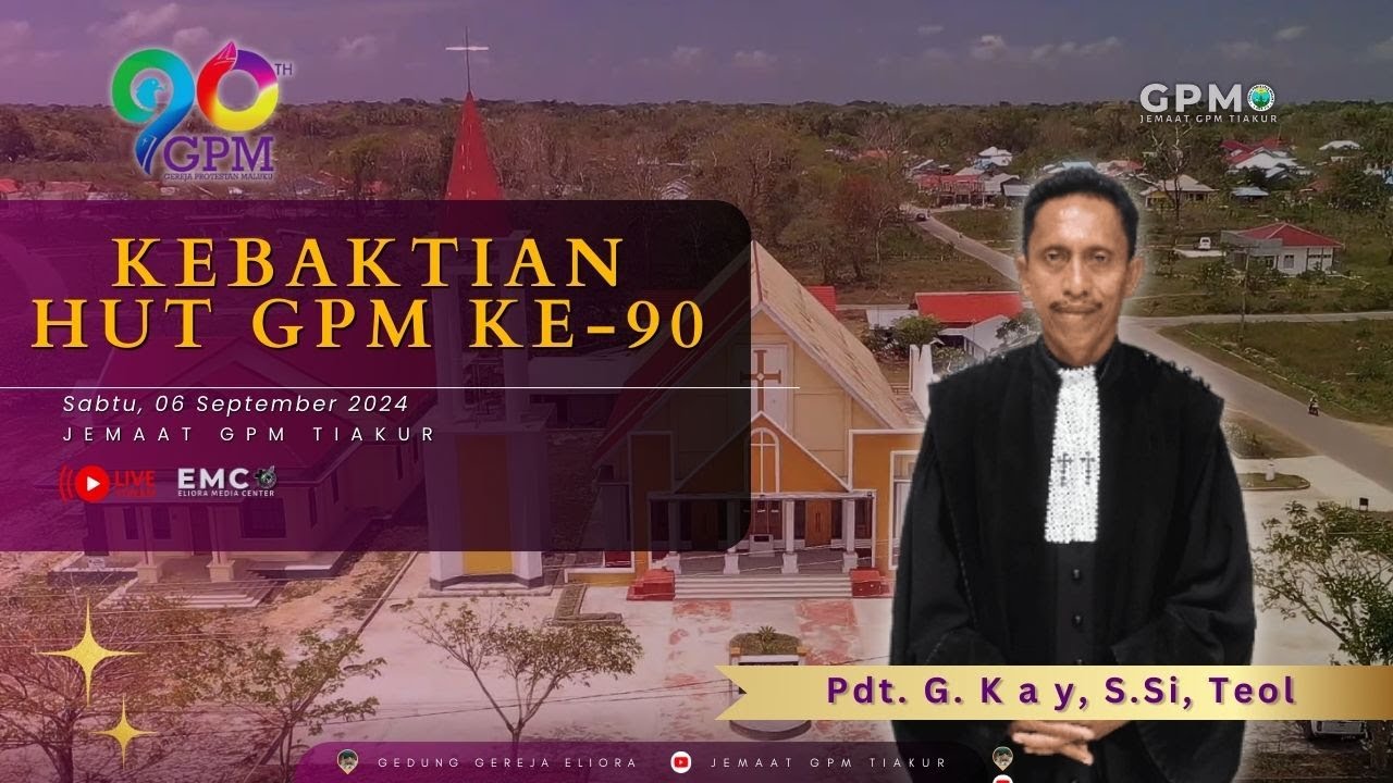 Kebaktian Syukur HUT GPM Ke-90 _ Sabtu 06 September 2025 - YouTube