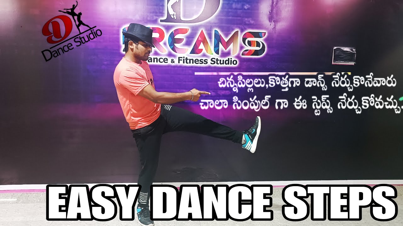 Easy Dance Steps | For Beginners & Kids | Dreams Dance Studio - YouTube