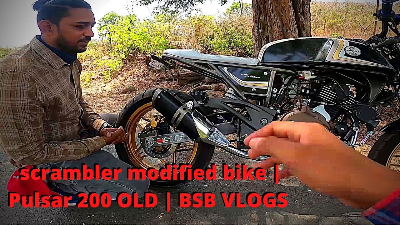 scrambler modified bike | Pulsar 200 OLD | BSB VLOGS - YouTube