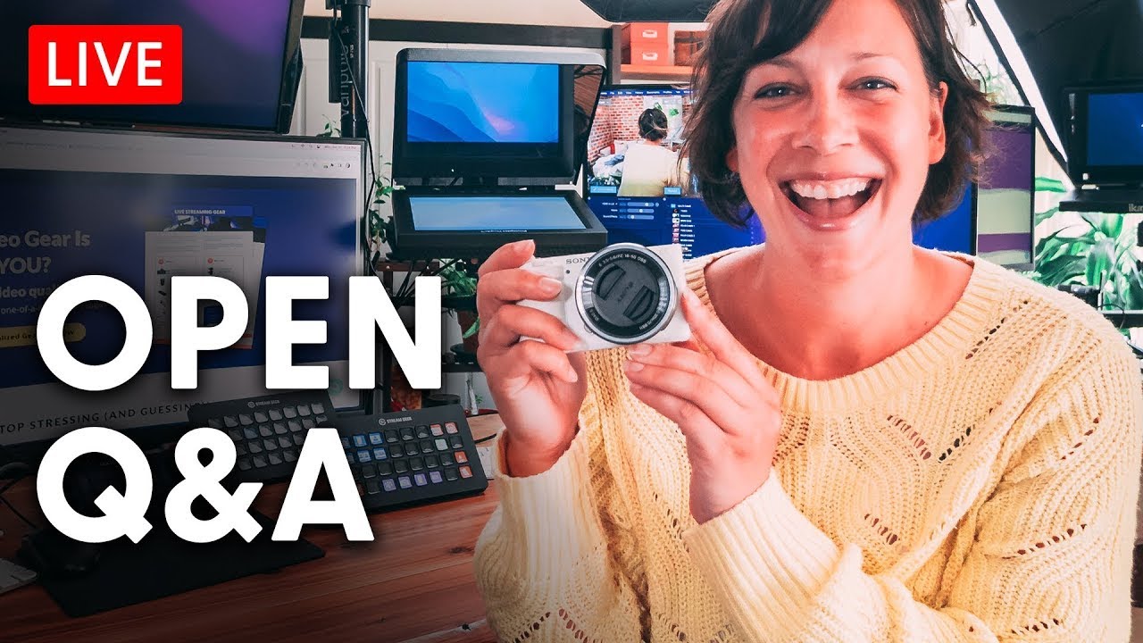 🔴 LIVE Q&A: Live Streaming Tech + AUTHENTIC Video Strategy! - YouTube
