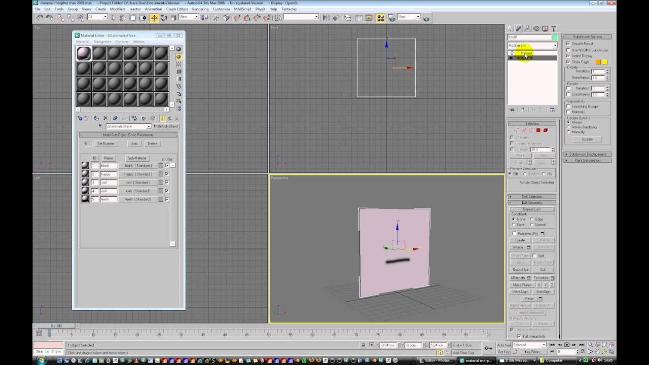 3ds Max Animated Texture