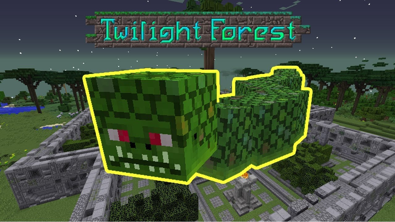 Minecraft: |Twilight Forest| Naga Boss Battle! - YouTube