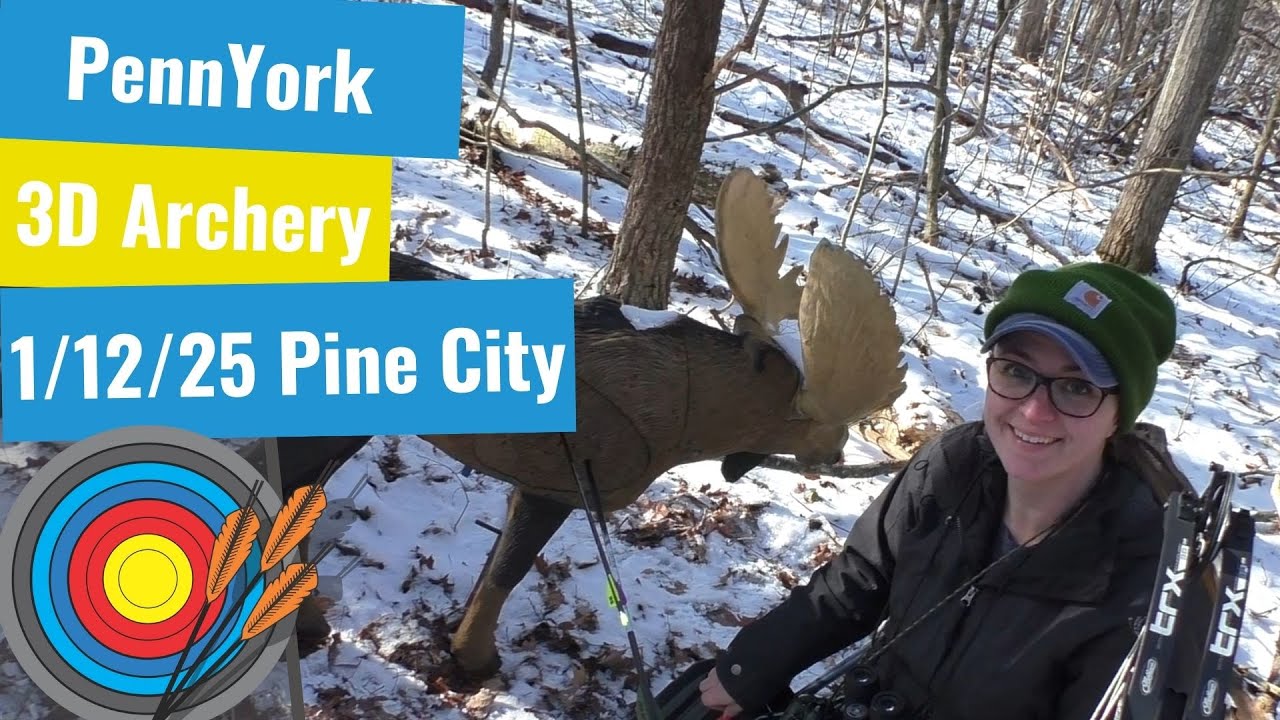 Penn York 3D Archery Shoot 1/12/25 - Pine City NY - YouTube