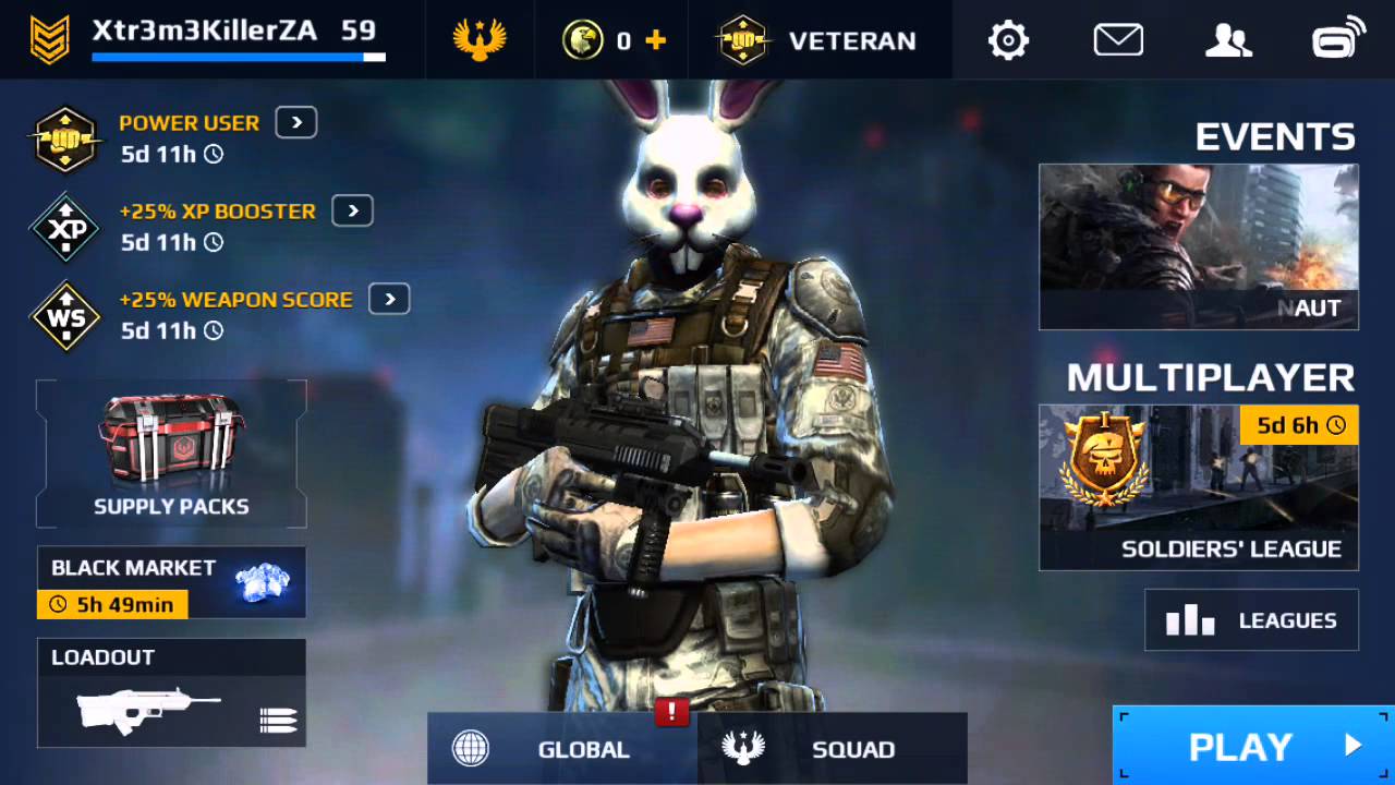 Modern Combat 5 UI walkthrough - YouTube