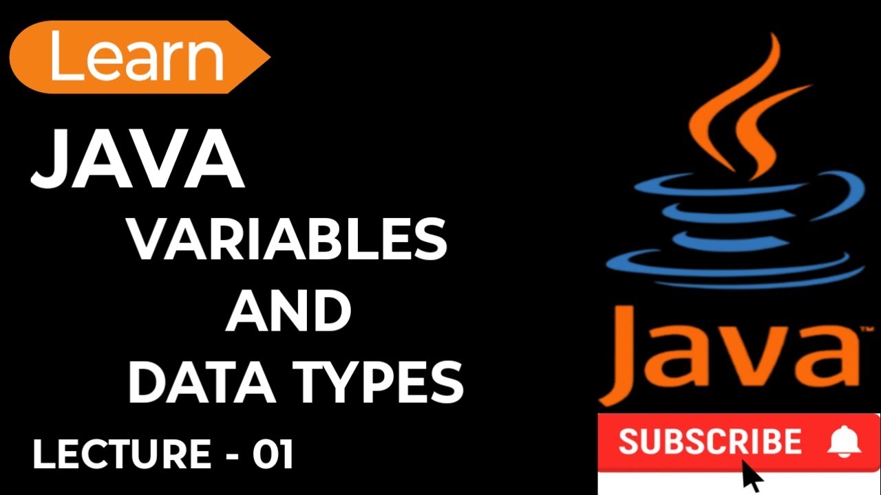 What is Variable & Data Types in Java? | JVM & First Java Program - YouTube