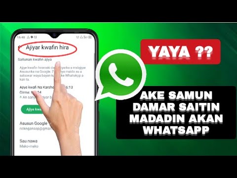 yadda ake samun damar saitin madadin akan WhatsApp