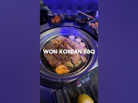 We ate at WON Korean BBQ & Hot Pot for our special night. So fun ...
