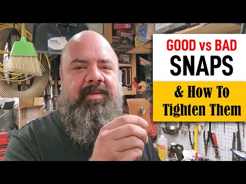 The Big Snap Showdown & How to Tighten Loose Snaps - YouTube