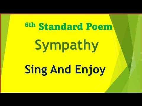 6th standard poem "Sympathy" - Singing @LearningWorld2020 - YouTube