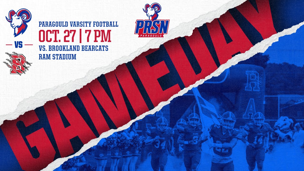 FOOTBALL - PHS Rams vs. Brookland Bearcats - YouTube