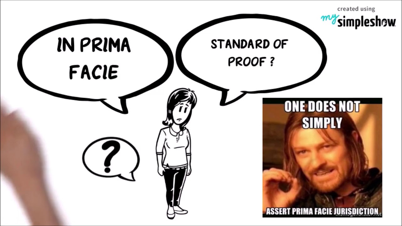 Prima Facie case - YouTube