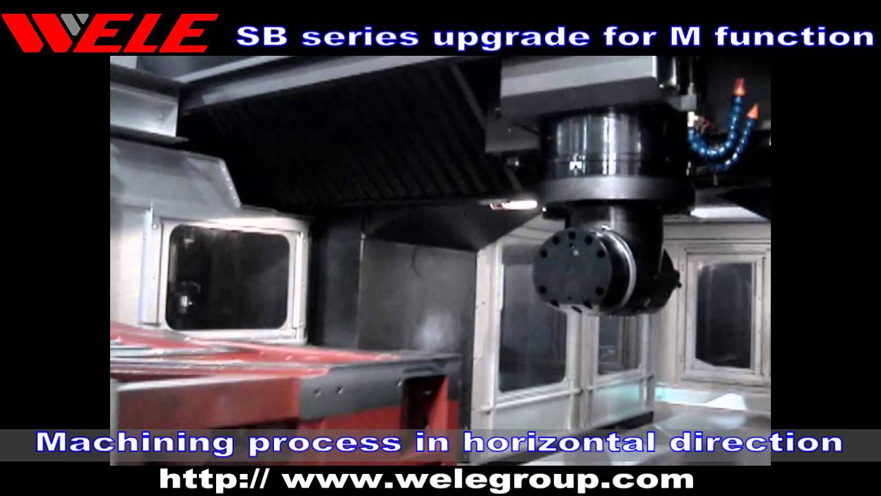 [WELE MECHATRONIC] SB sereis- Bridge Machining Center - YouTube