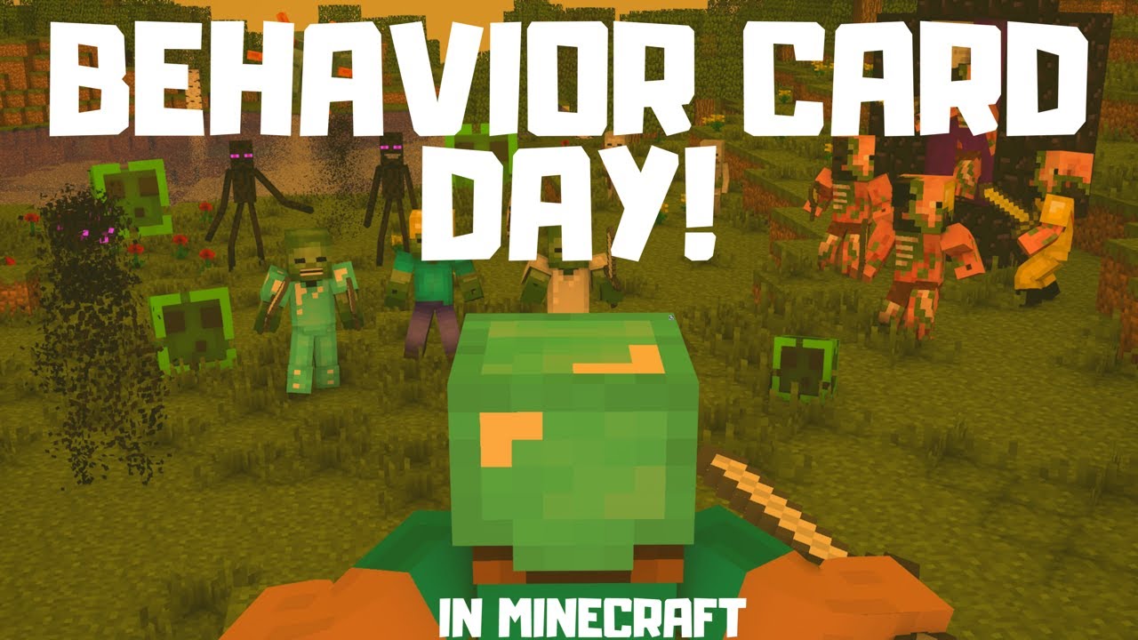 Behavior Card Day in Minecraft! - YouTube