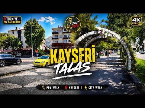 KAYSERI TALAS WALKING TOUR 🇹🇷 | 4K POV City Walk in Turkey