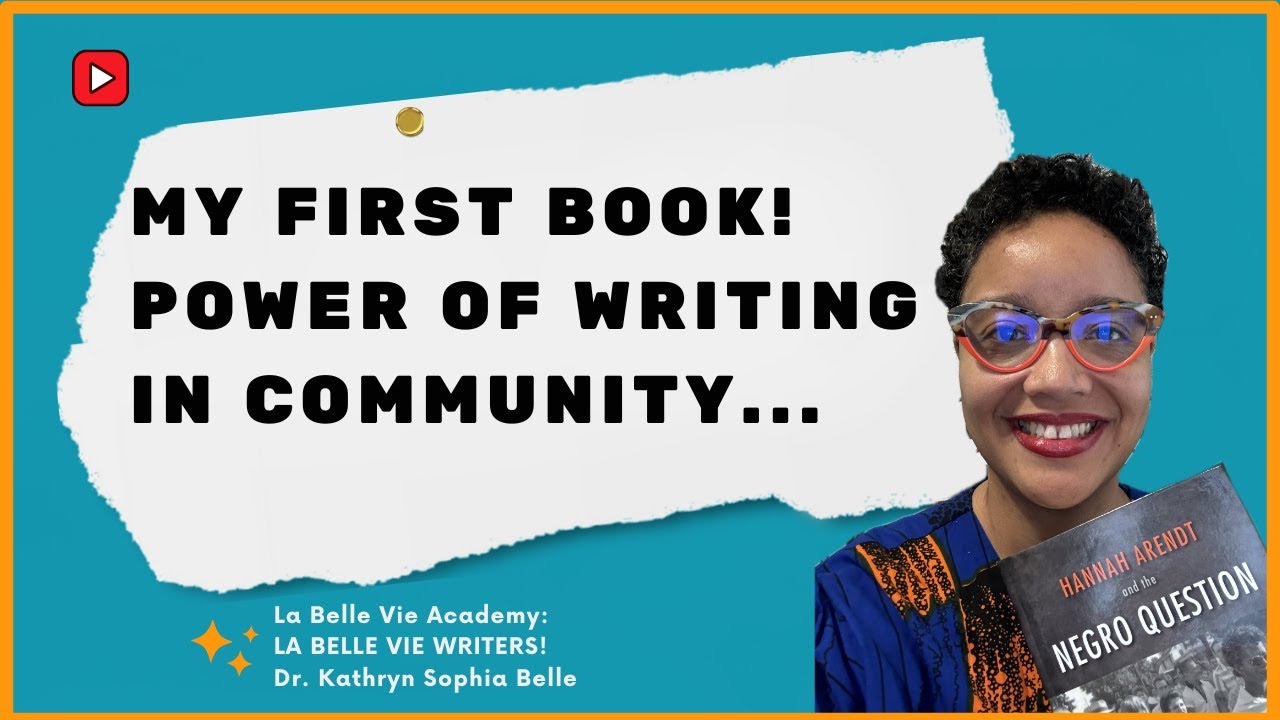 My First Book!: The Power of Writing In Community - YouTube