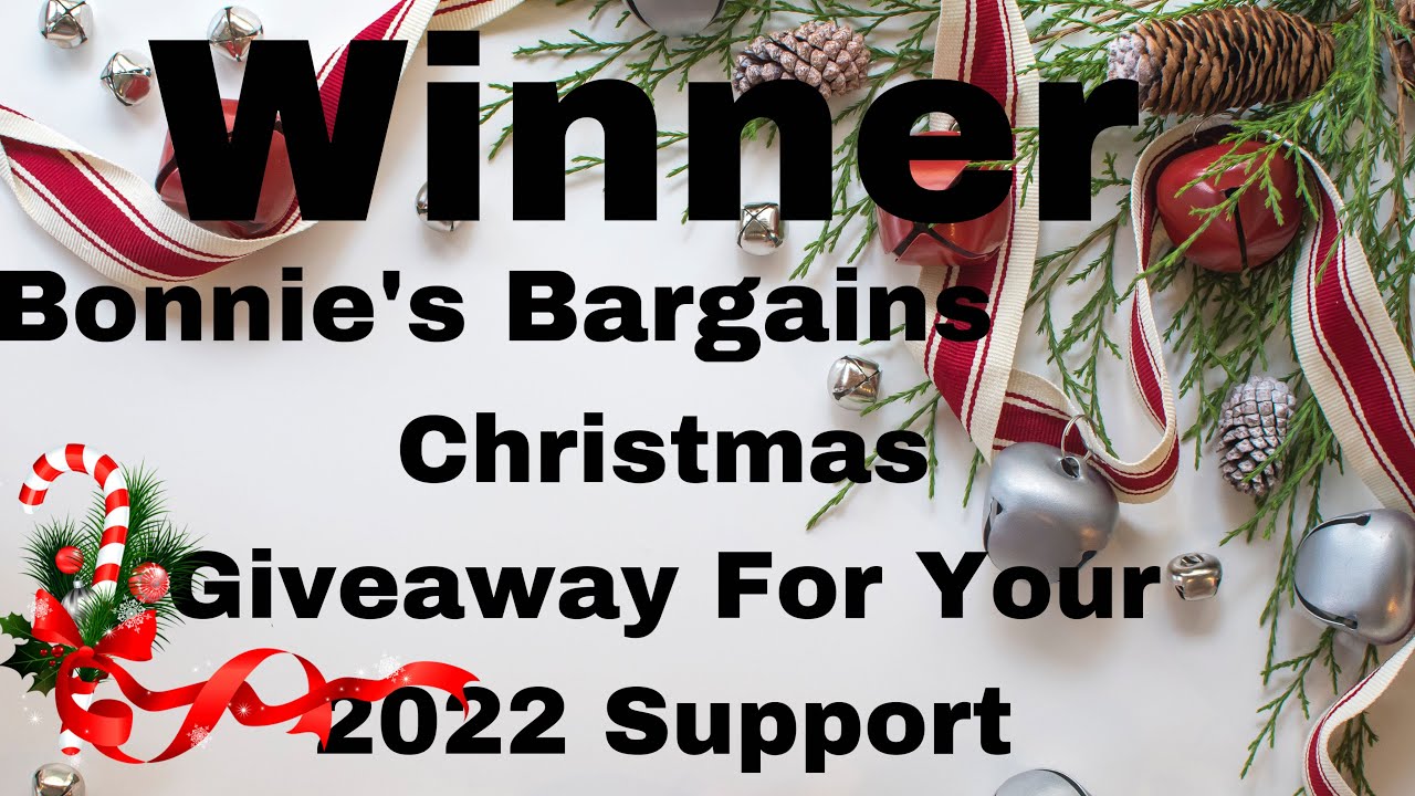 Winner Announced For My Christmas Giveaway For Your 2022 Support - YouTube