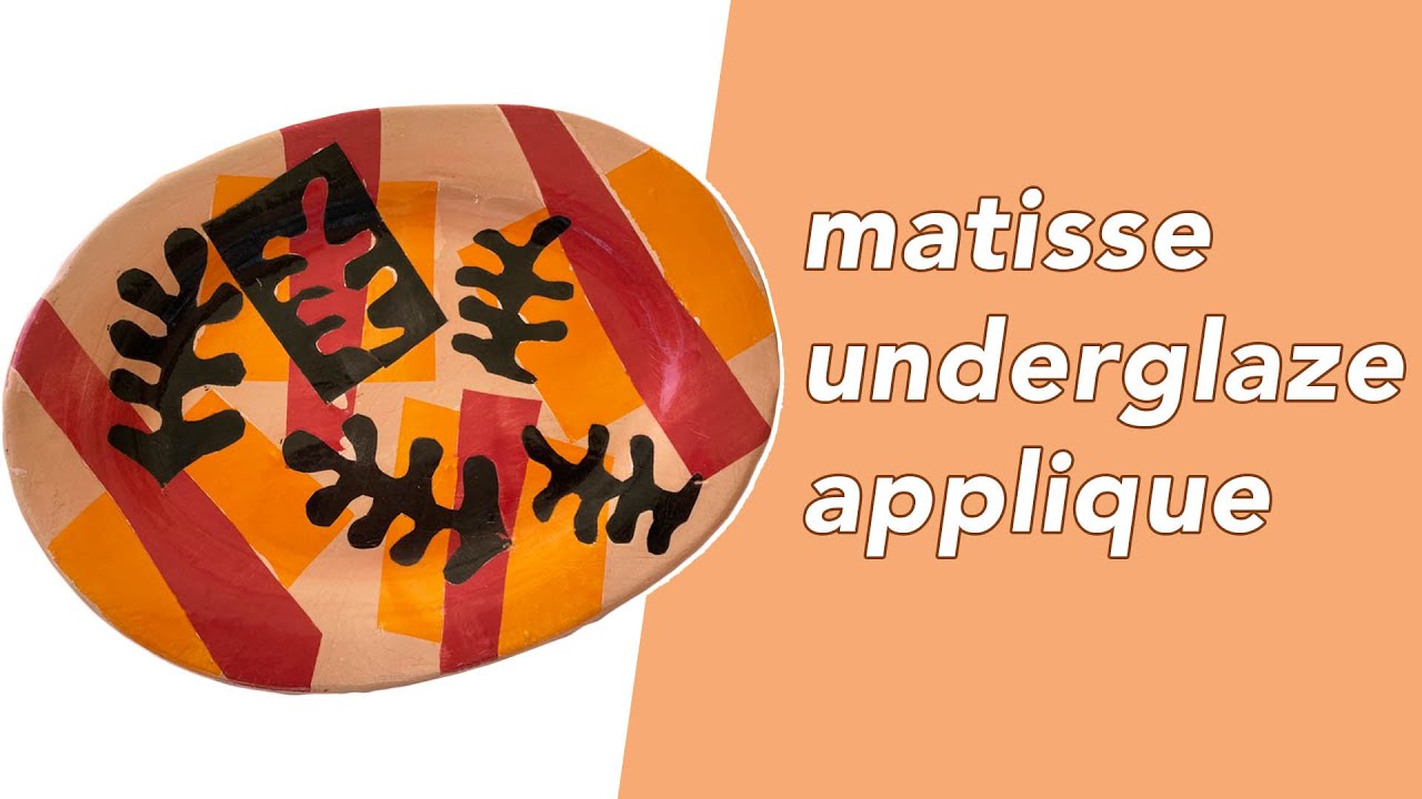 Matisse Underglaze Applique - YouTube
