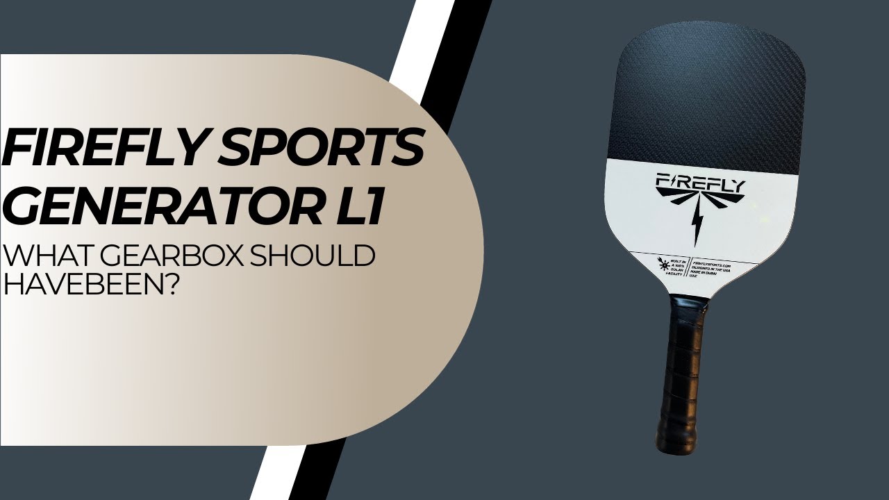 Firefly Sports: Generator L1 Paddle First Look - YouTube