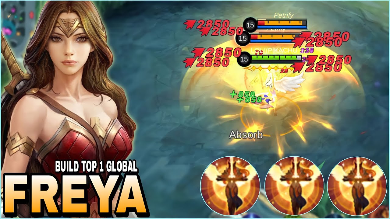 Freya Best Build 2023 - Insane Damage - Build Top 1 Global Freya ~ MLBB - YouTube