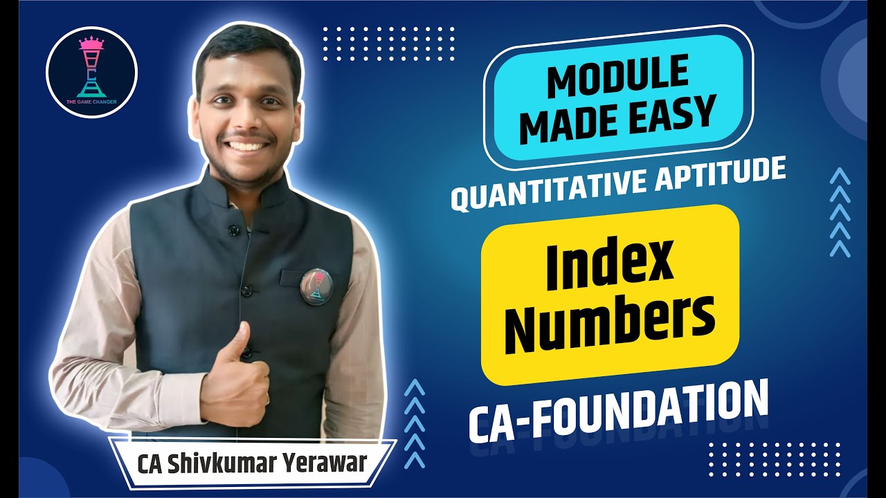 Index Numbers | Exercise ICAI Module | One Shot QnA | Statistics | CA ...