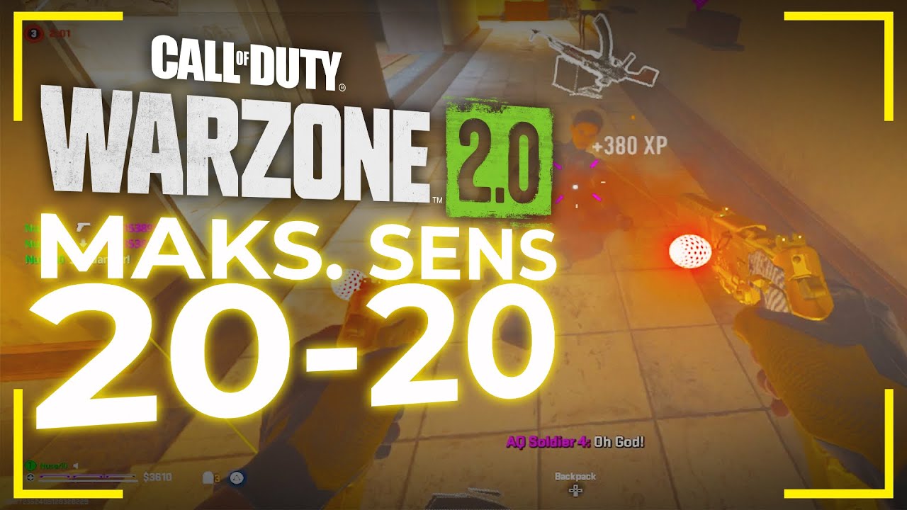 BEGINI RASANYA MAIN MAX SENS! (20-20 SENS) - COD WARZONE 2.0 INDONESIA ...