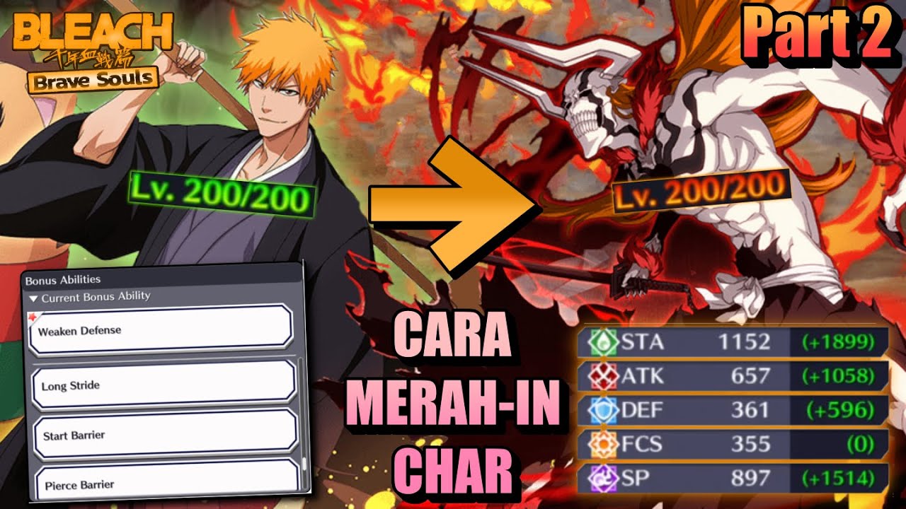GUIDE BUILD CHAR PT. 2: CARA LEVEL JADI MERAH + BAHAS SEMUA BONUS SKILL ...