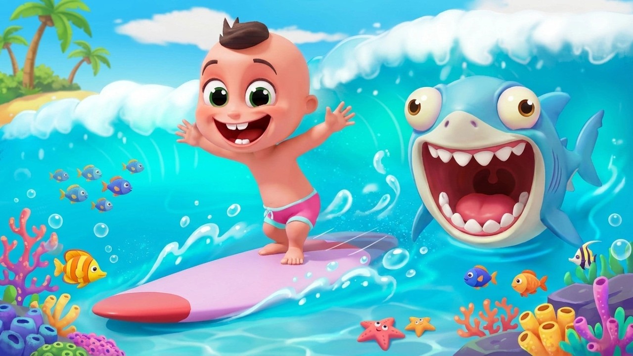 Baby Shark Po Polsku! 🦈 Edukacyjne piosenki i zabawa z Baby Berry! 🎵 ...