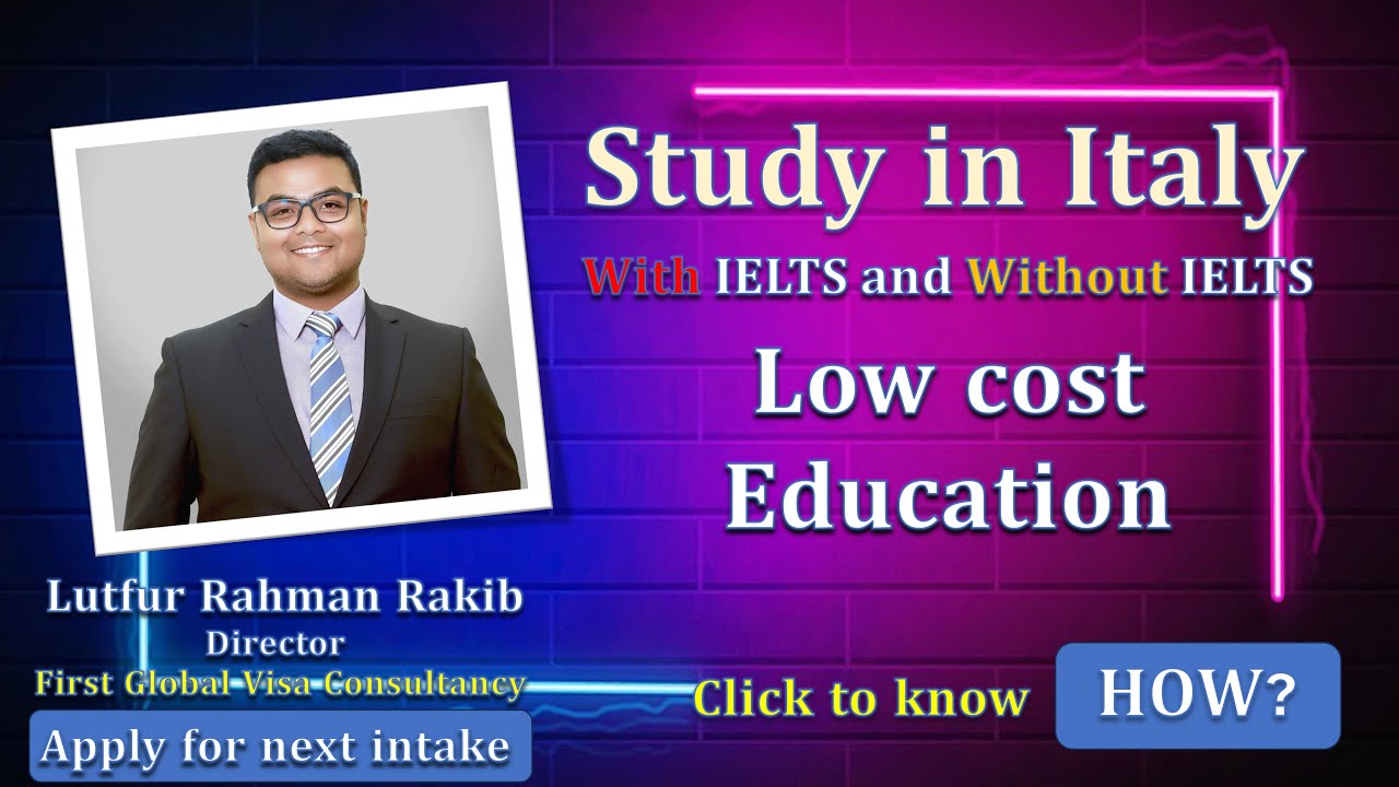 Study in Italy for September 2024 intake, Low cost study opportunity ...