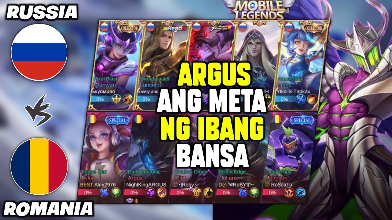 ARGUS Core ang META ng Ibang Bansa - National Arena Contest - MLBB ...