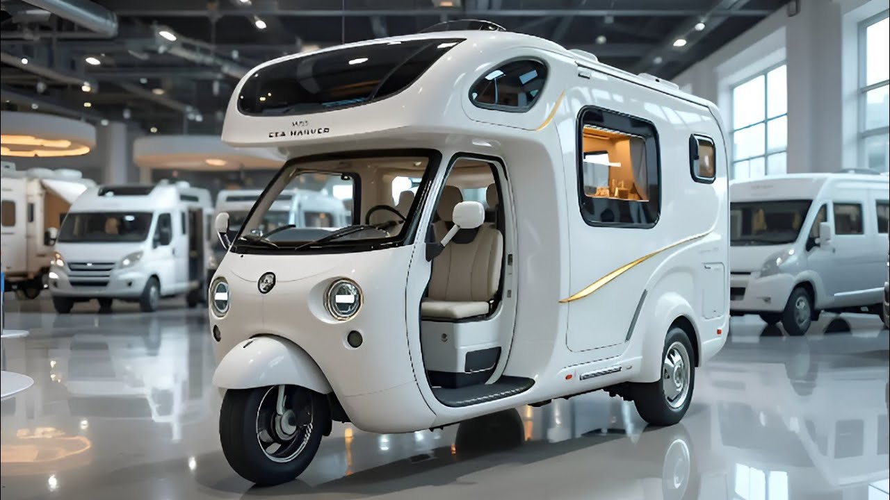 Ultimate 3-Wheel Micro Camper Tour | Compact Luxury Living - YouTube