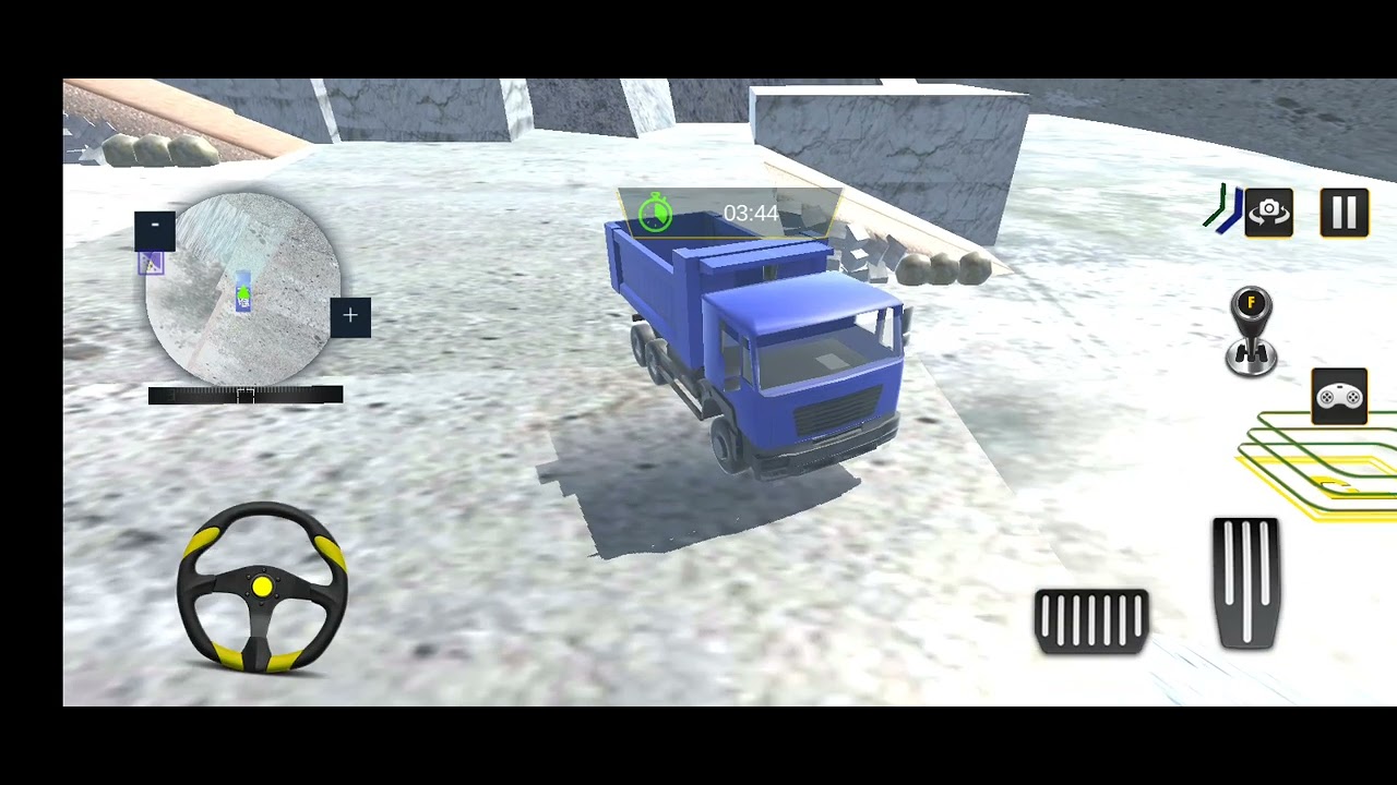 HILL EXCAVATOR MINING TRUCK GAME ONLY GAMING - YouTube