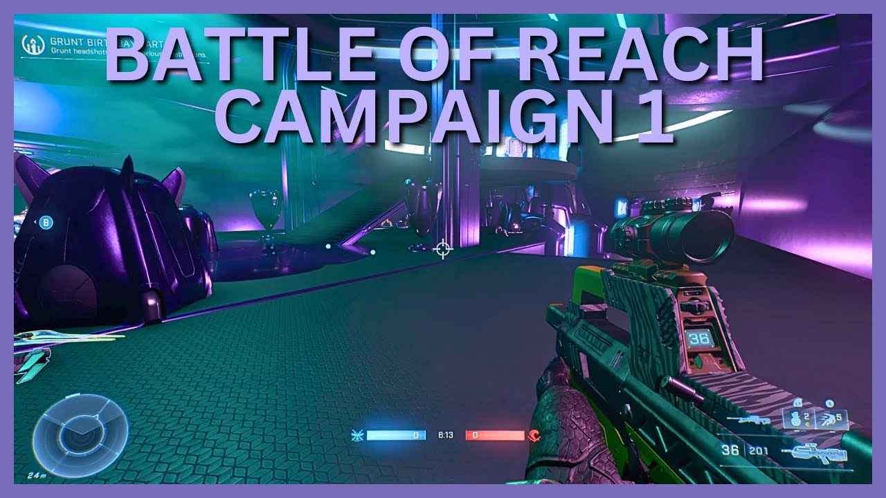 Halo Infinite Custom Campaign - Battle of Reach Campaign 1 - YouTube