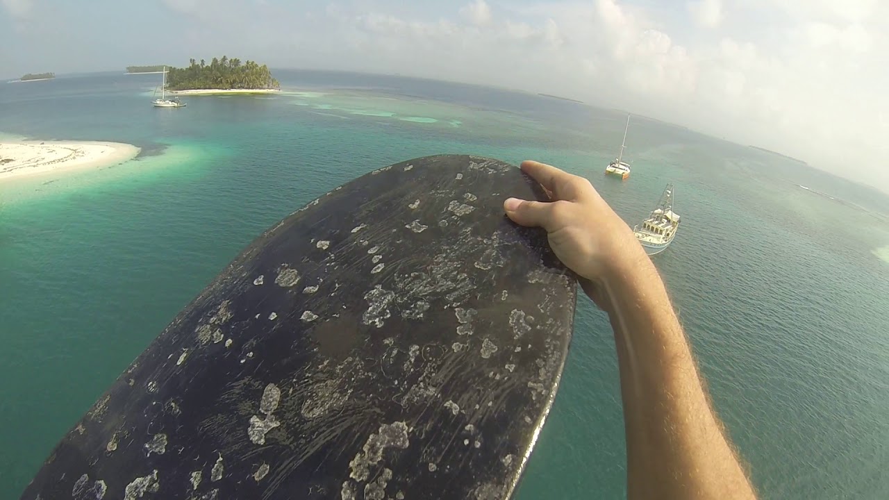 Mast dive from top of ship in San Blas islands - YouTube