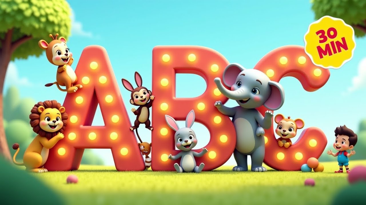 Learn ABC | 30 Min FUN Rhymes Make Learning ENGLISH a Blast! FUN ...