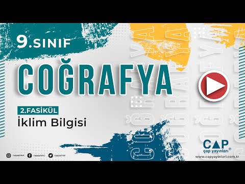 9.Sınıf Coğrafya-2.Fas.-4.Blm.-Yağış Oluşum Şekilleri