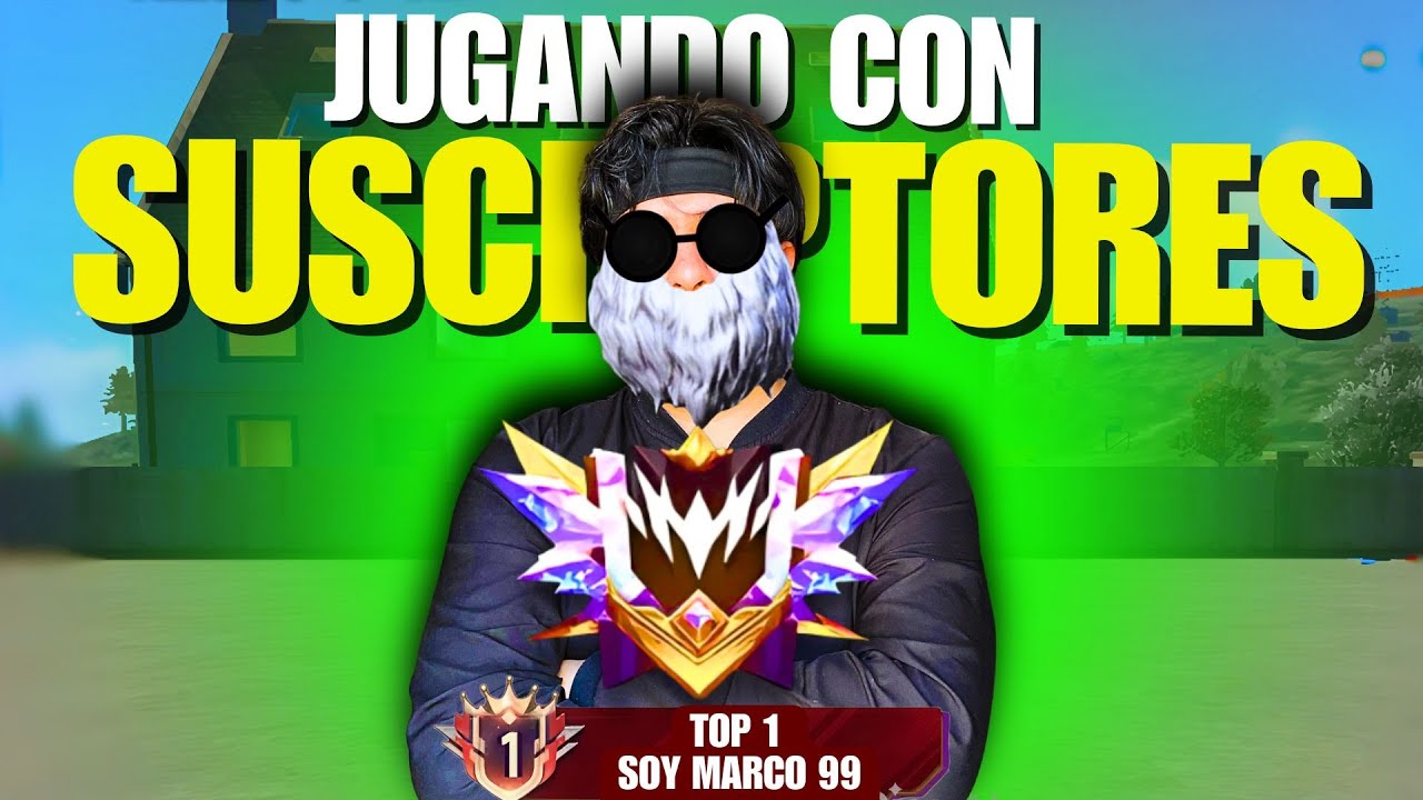 SUBIENDO A GRAN MAESTRO en FREE FIRE!! - SOY MARCO 99 - YouTube