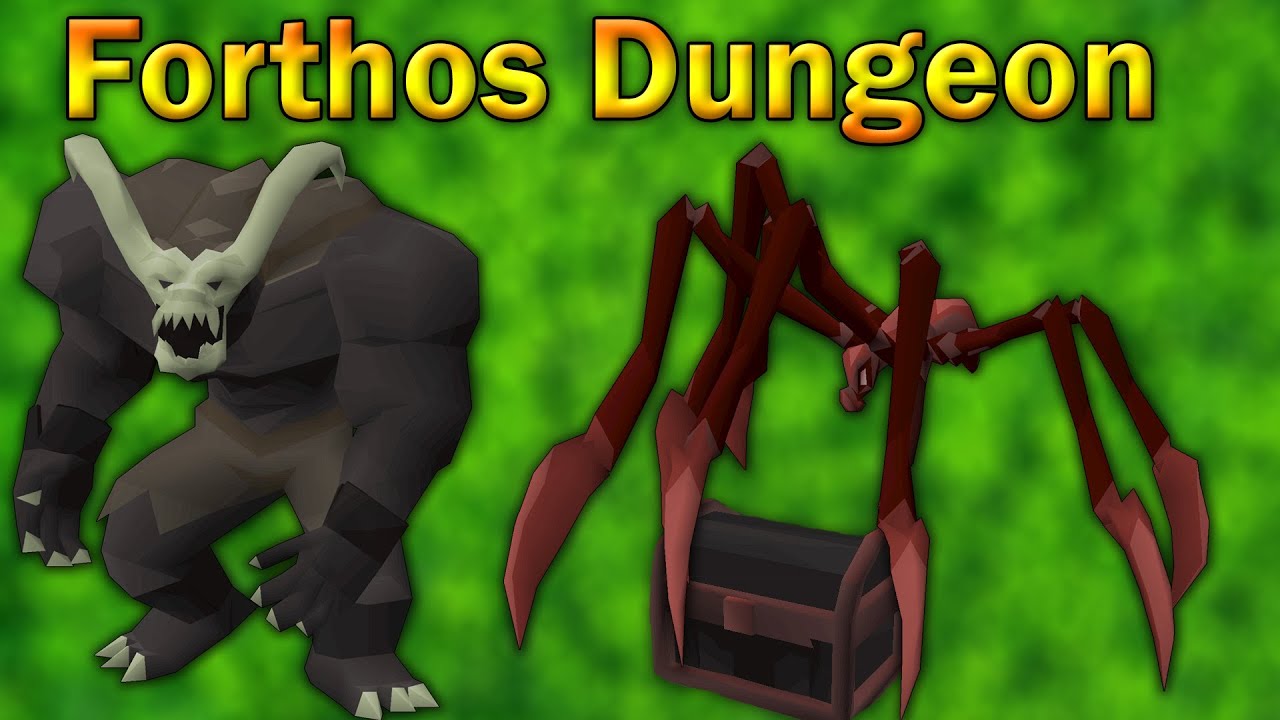 OSRS New Forthos Dungeon Walkthrough - New Boss Sarachnis! - YouTube
